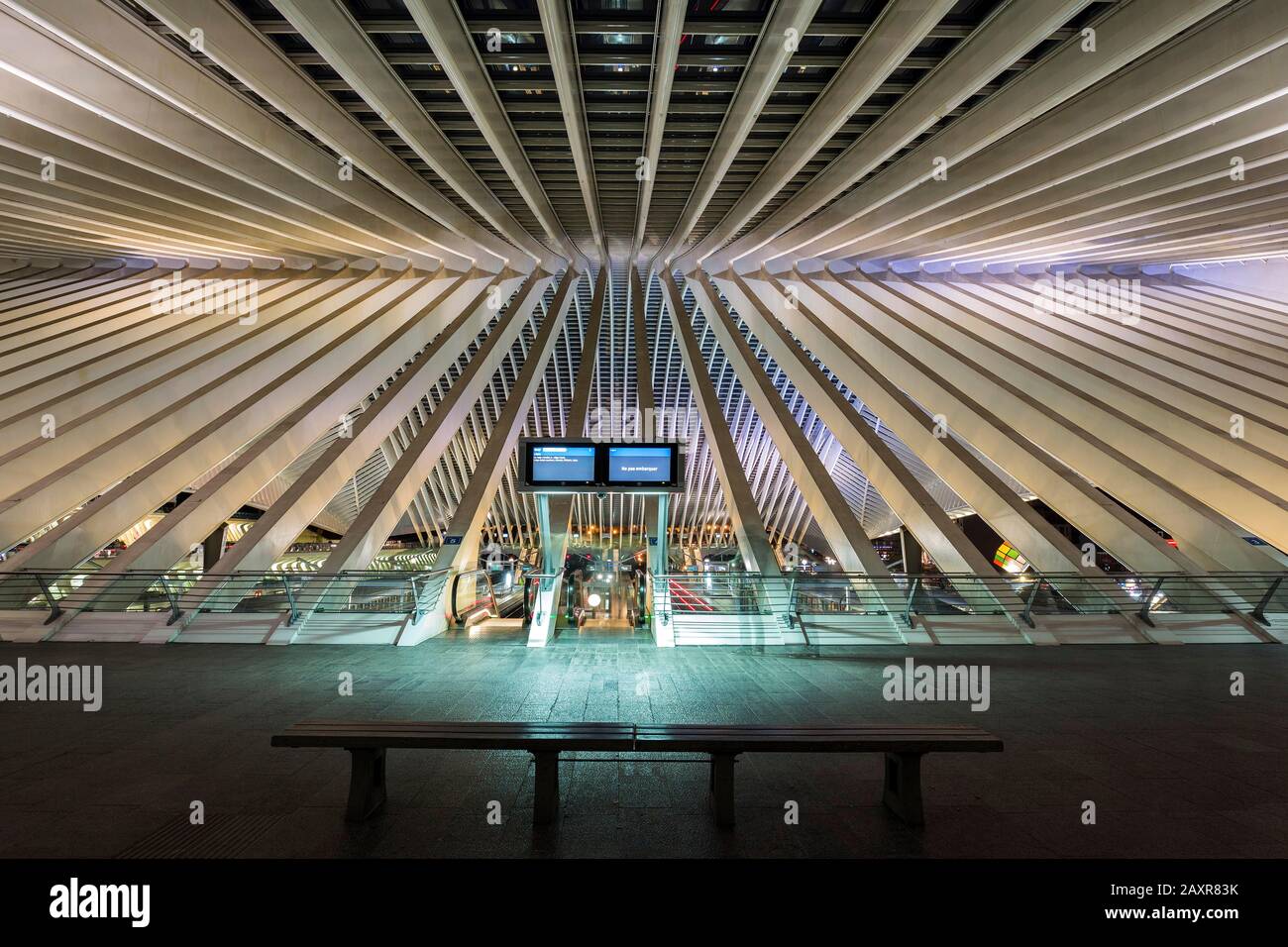 Liege railway station, Gare de Liege-Guillemins, designed by the ...