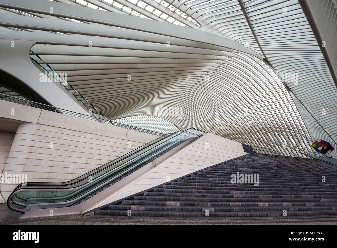 Liege railway station, Gare de Liege-Guillemins, designed by the ...