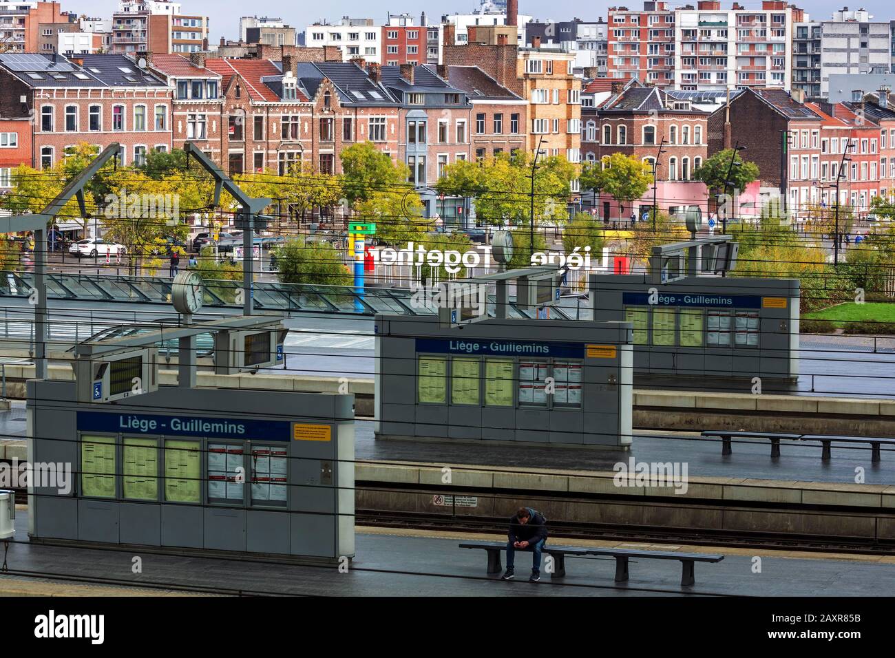 Liege railway station, Gare de Liege-Guillemins, designed by the ...