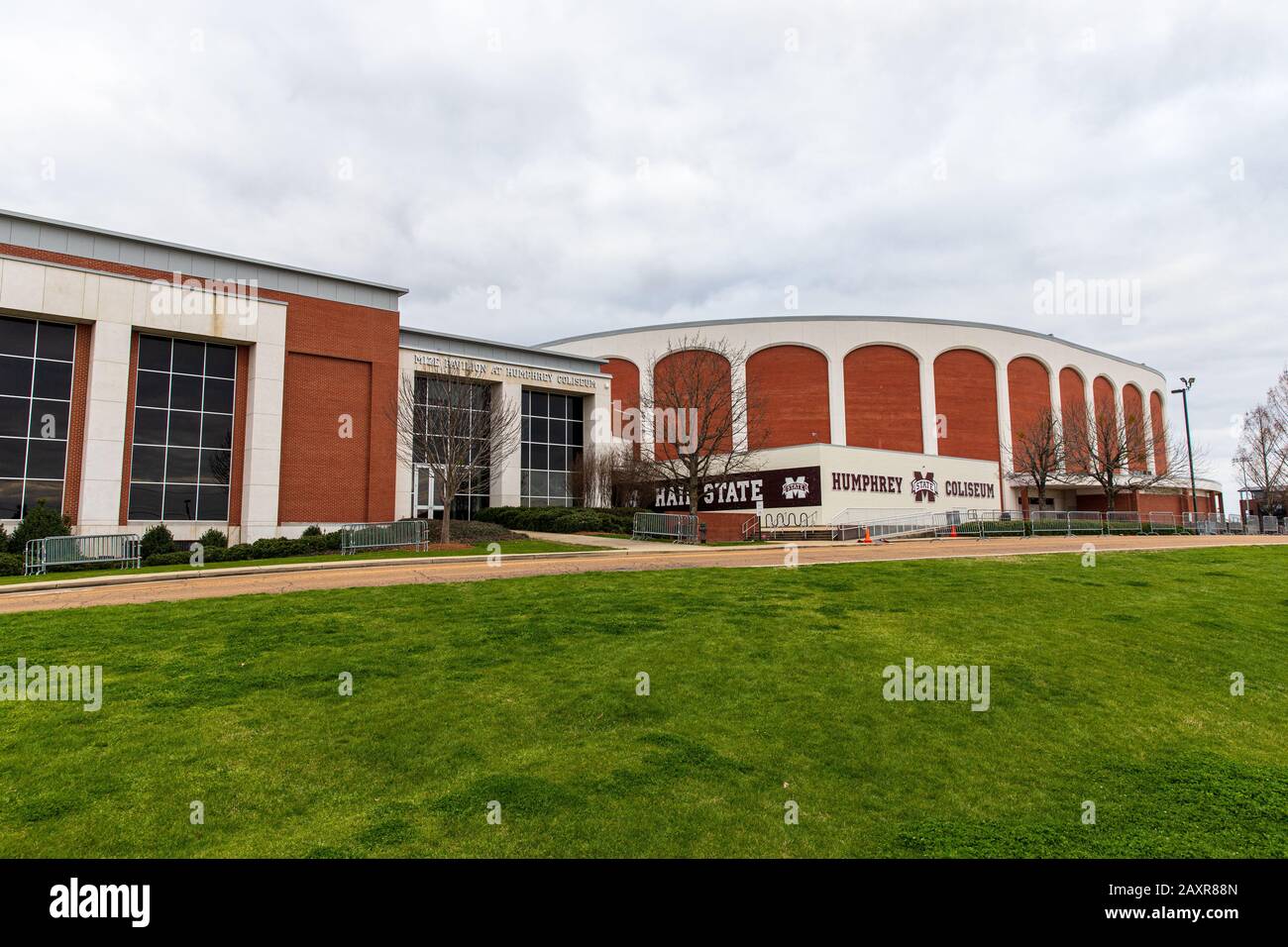 Starkvile, MS / USA - February 9, 2020: Humphrey Coliseum, commonly ...