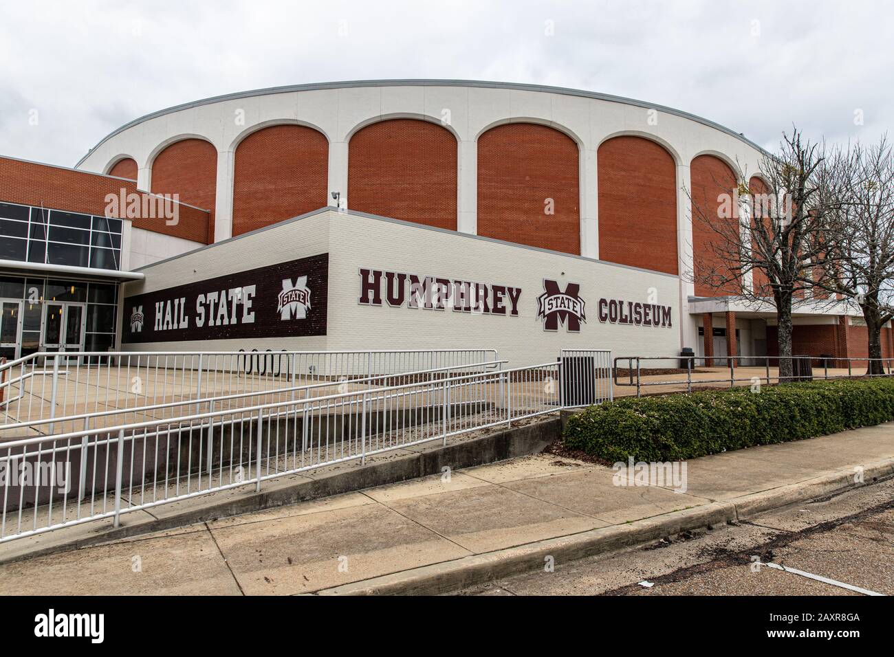 Starkvile, MS / USA - February 9, 2020: Humphrey Coliseum, commonly ...