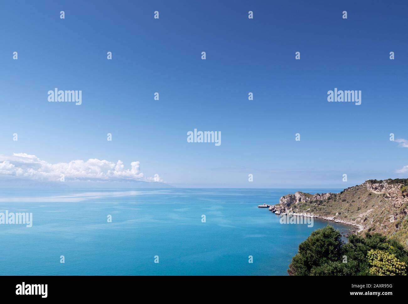 Capo Milazzo in Sicily Stock Photo - Alamy