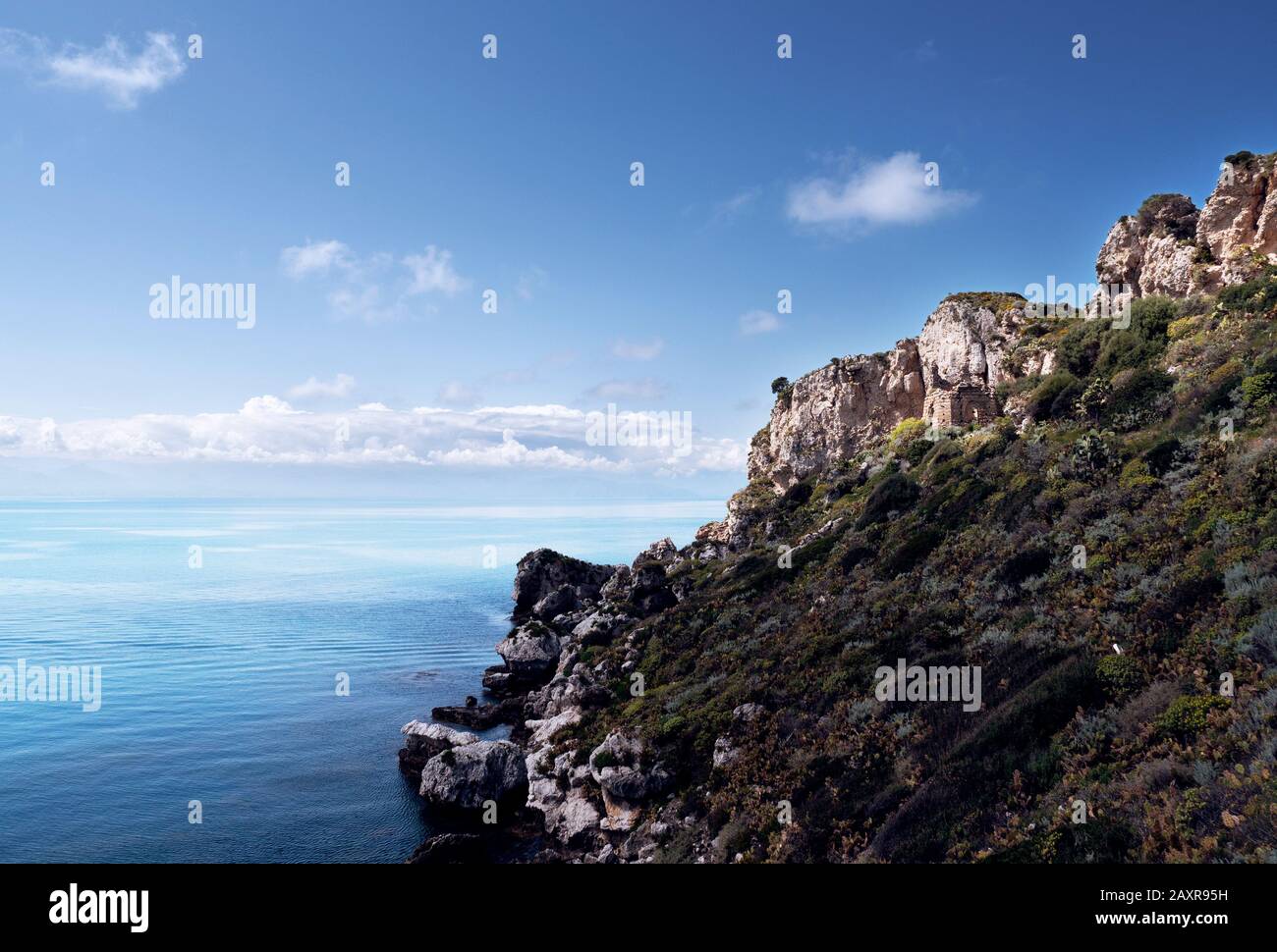 Capo Milazzo in Sicily Stock Photo - Alamy