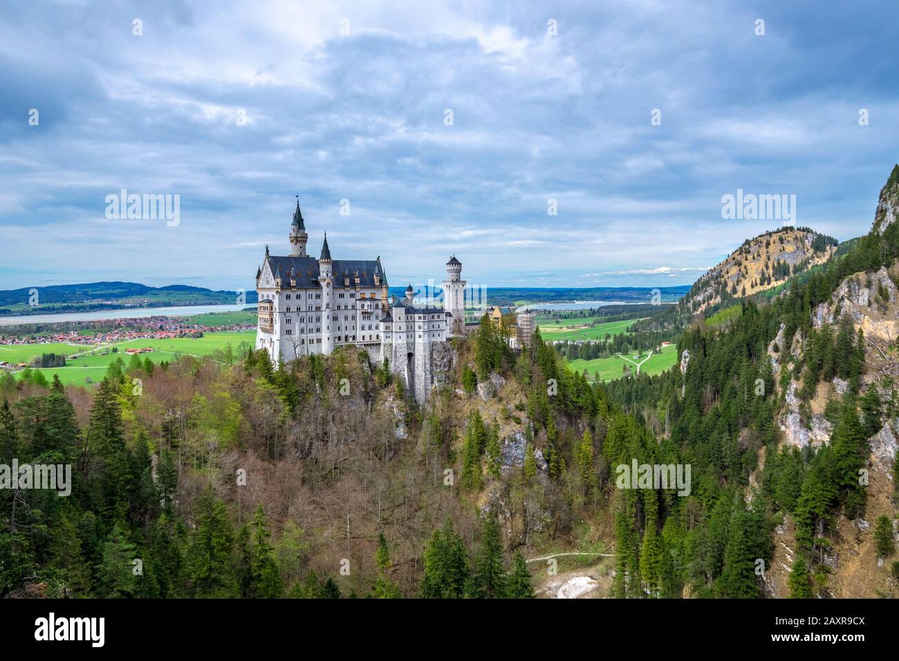 Neuschwanstein Castle, Germany, Bavaria, Allgäu, Fussen, Schwangau ...