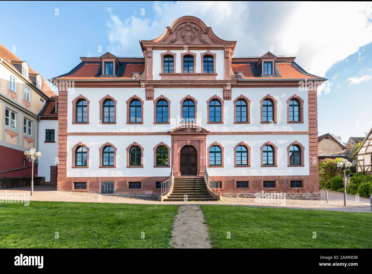 Bad König, Hesse, Odenwald, Germany, the new castle in Bad König Stock ...