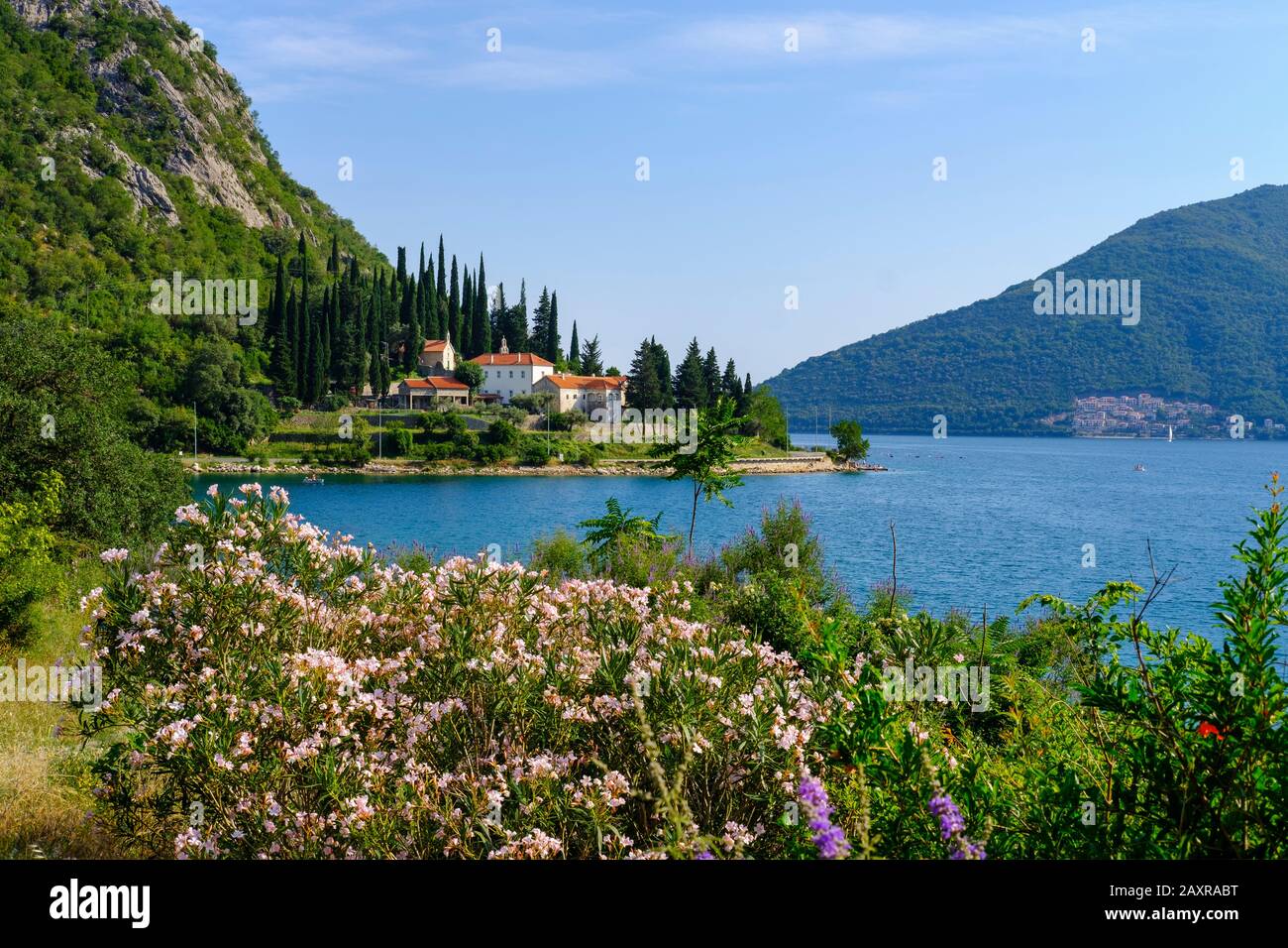 Monastery Banja, at Risan, Bay of Kotor, Montenegro Stock Photo - Alamy