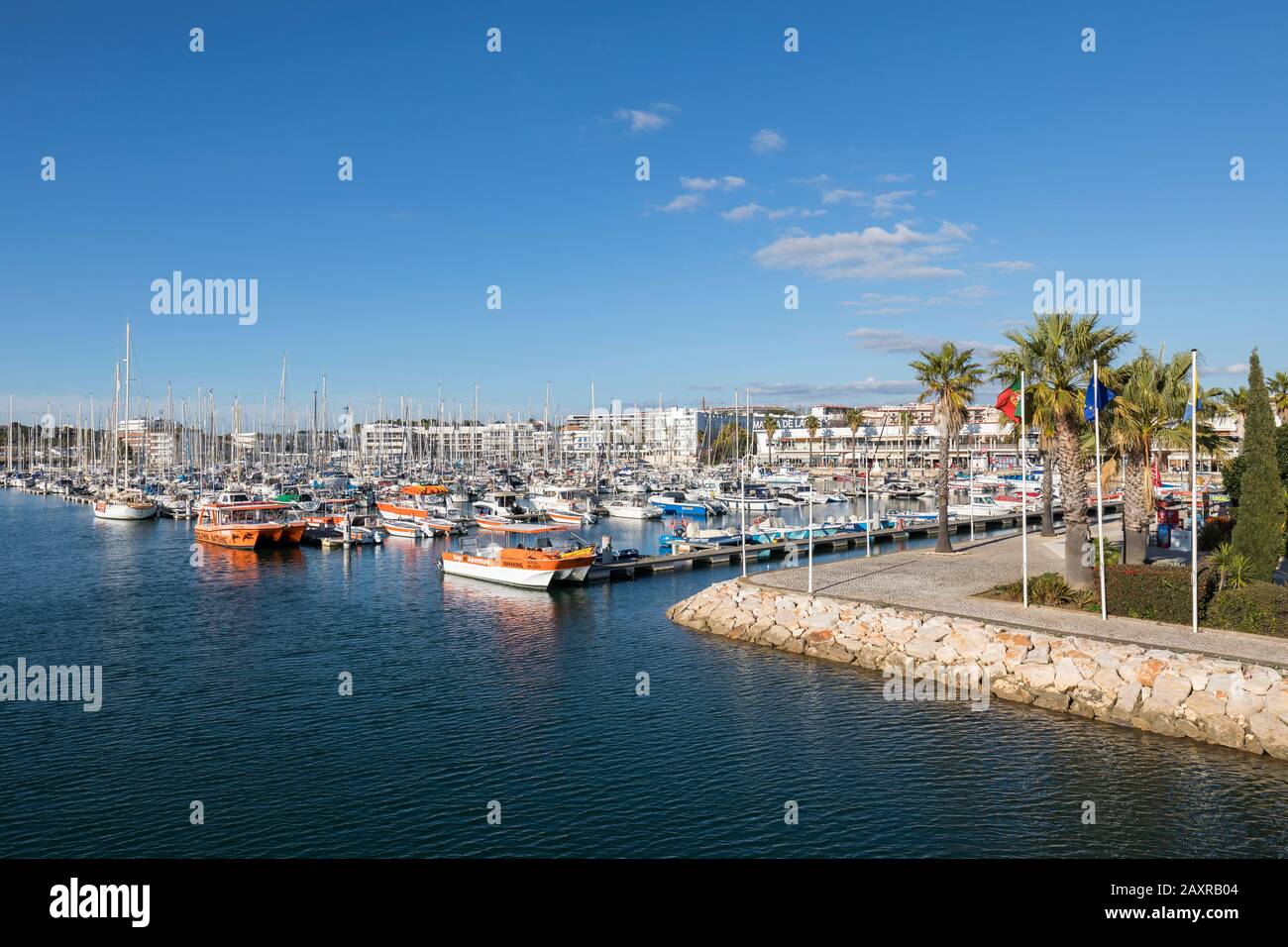 Port of Lagos, Algarve, Faro district, Portugal Stock Photo - Alamy