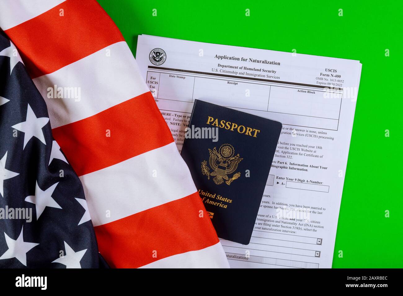 American passport on US Citizen Ship application for Naturalization ...