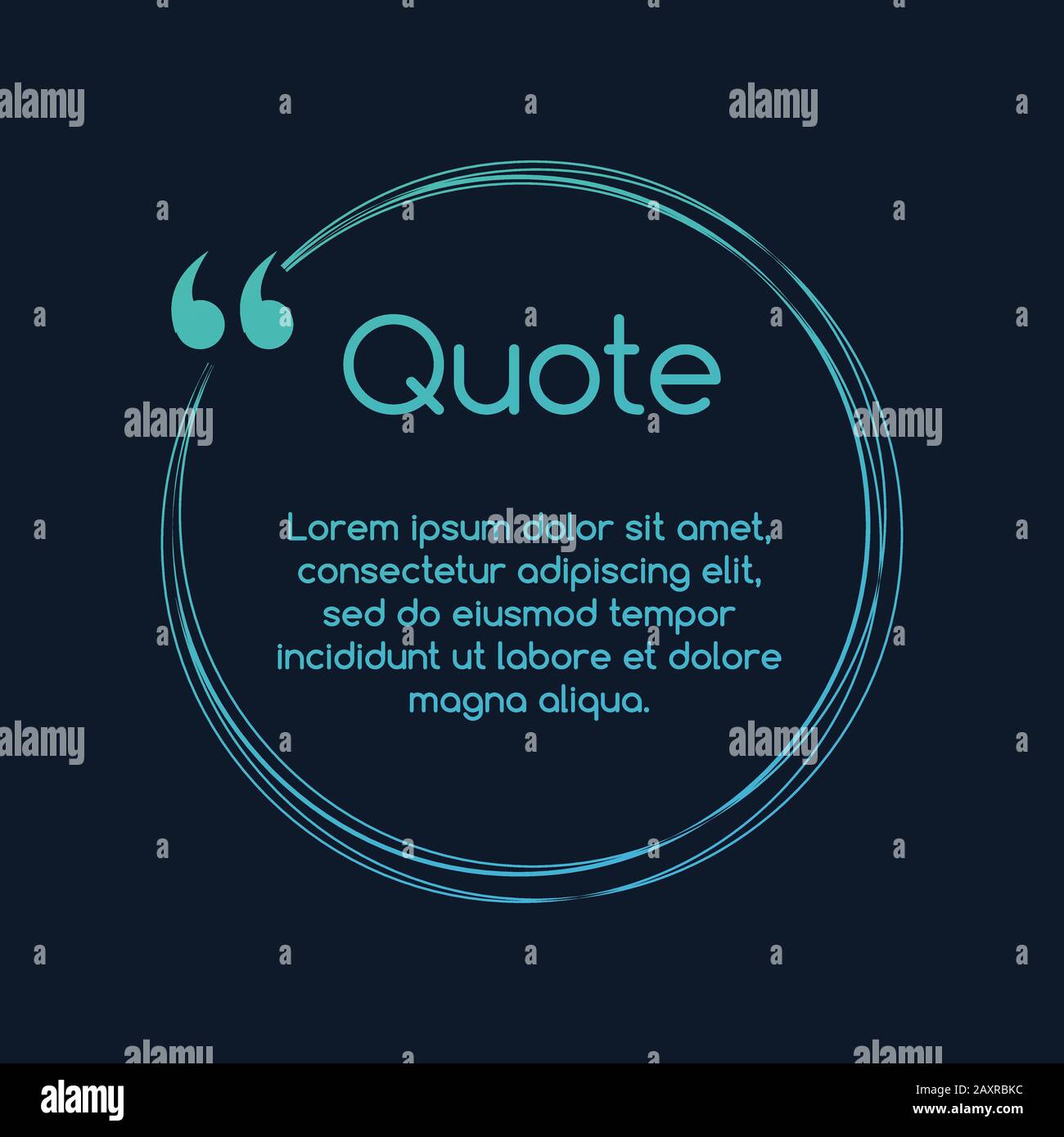 Innovative vector quotation template in quotes. Creative vector banner ...