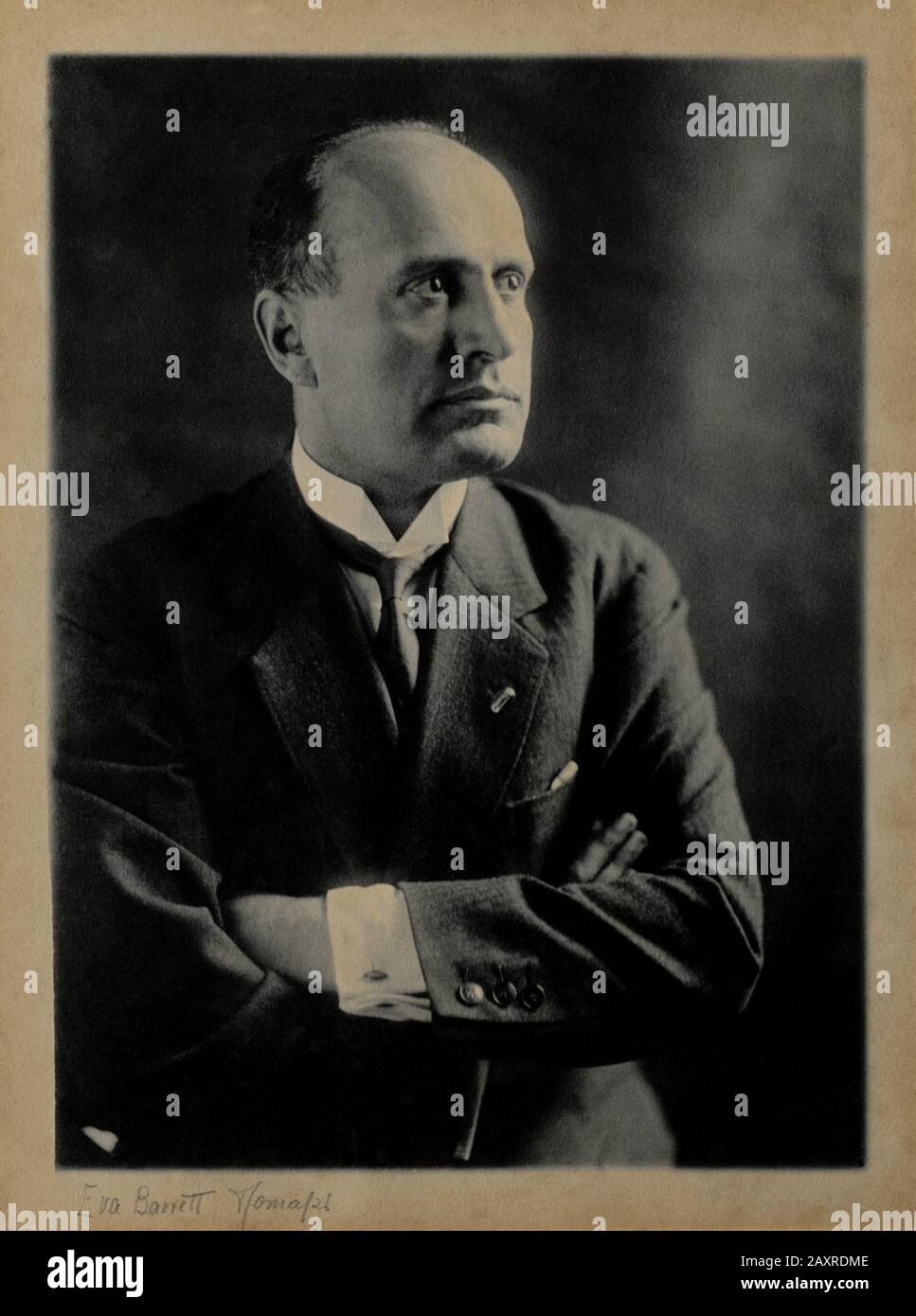 1926 , Roma , ITALY: The Fascist Duce BENITO MUSSOLINI . Photo by ...