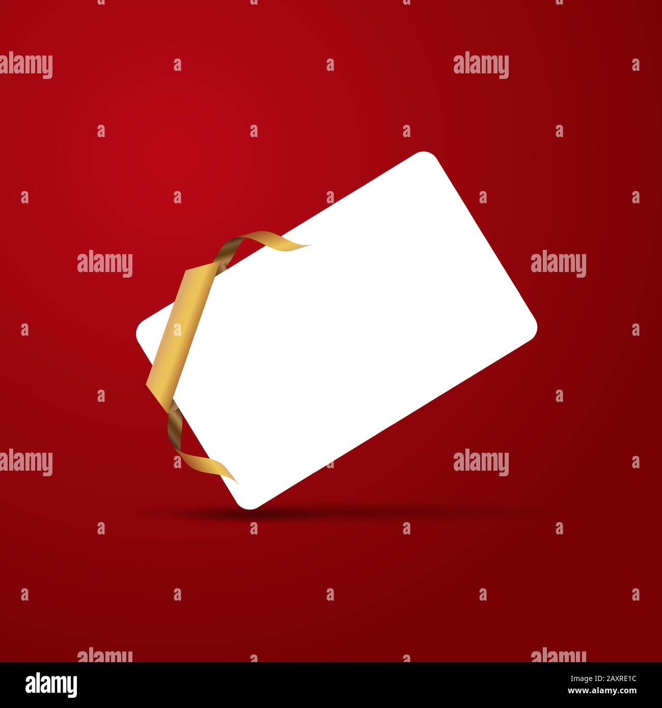 A realistic business credit / gift card placeholder mockup stationary ...