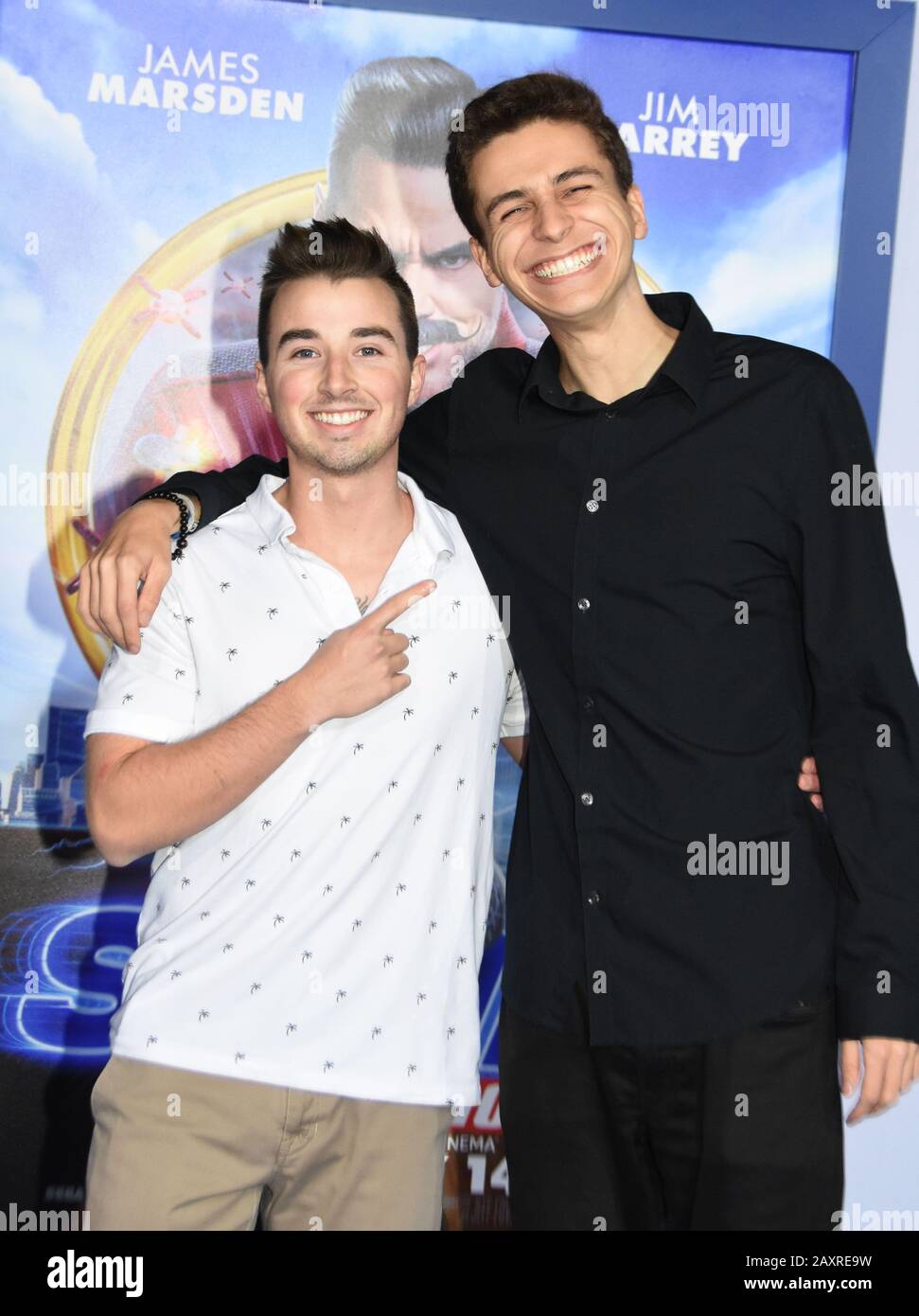 Westwood, California, USA 12th February 2020 Joe O'Toole and youtuber ...