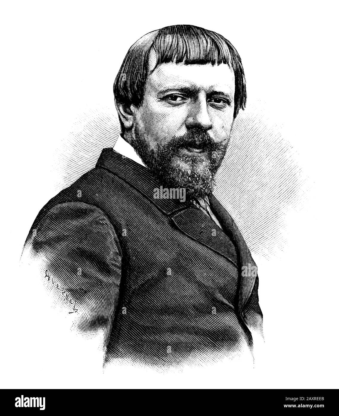 Paris belle epoque illustration Black and White Stock Photos & Images ...