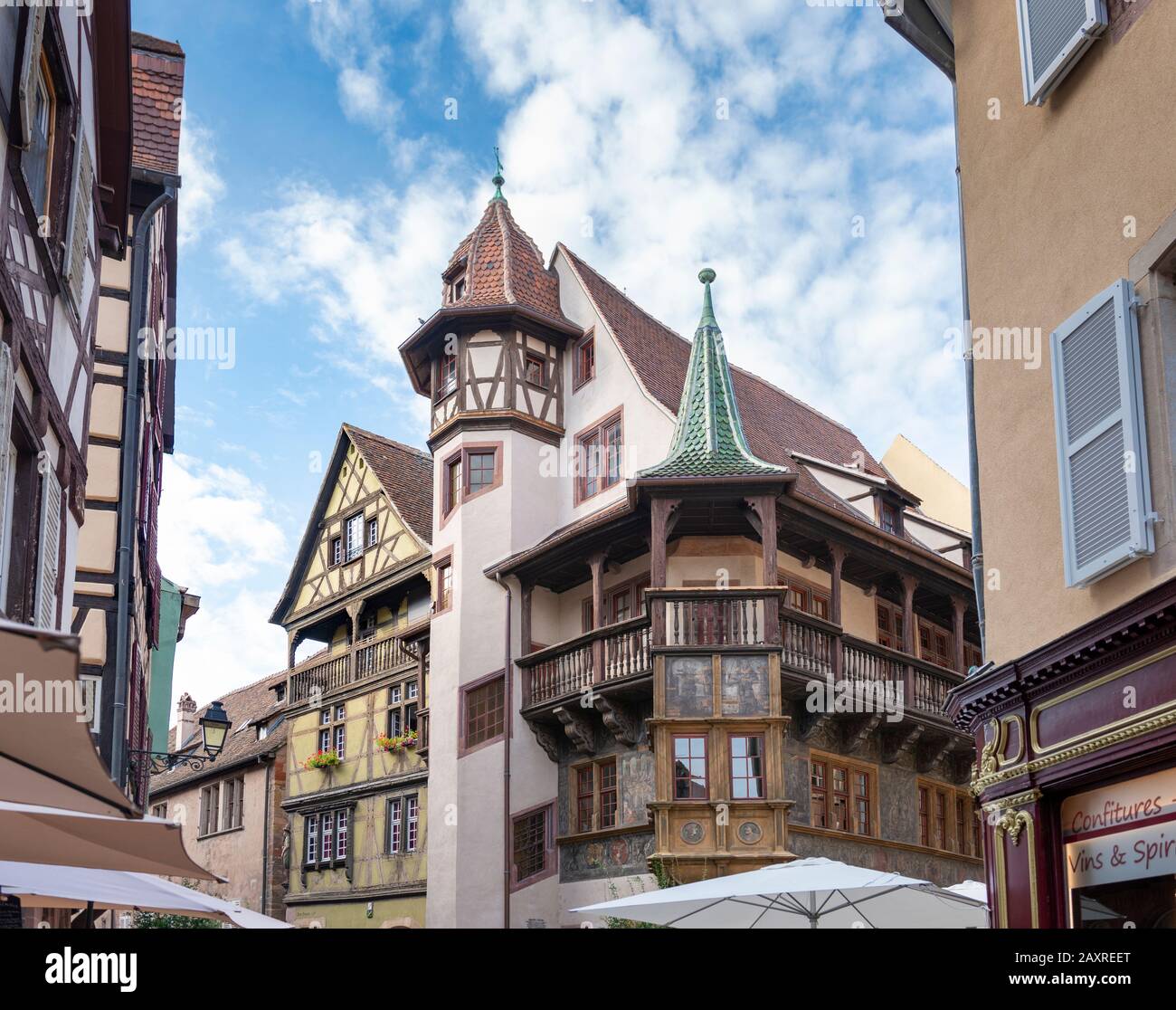 France, Alsace, Colmar, the Maison Pfister in the old town Stock Photo ...