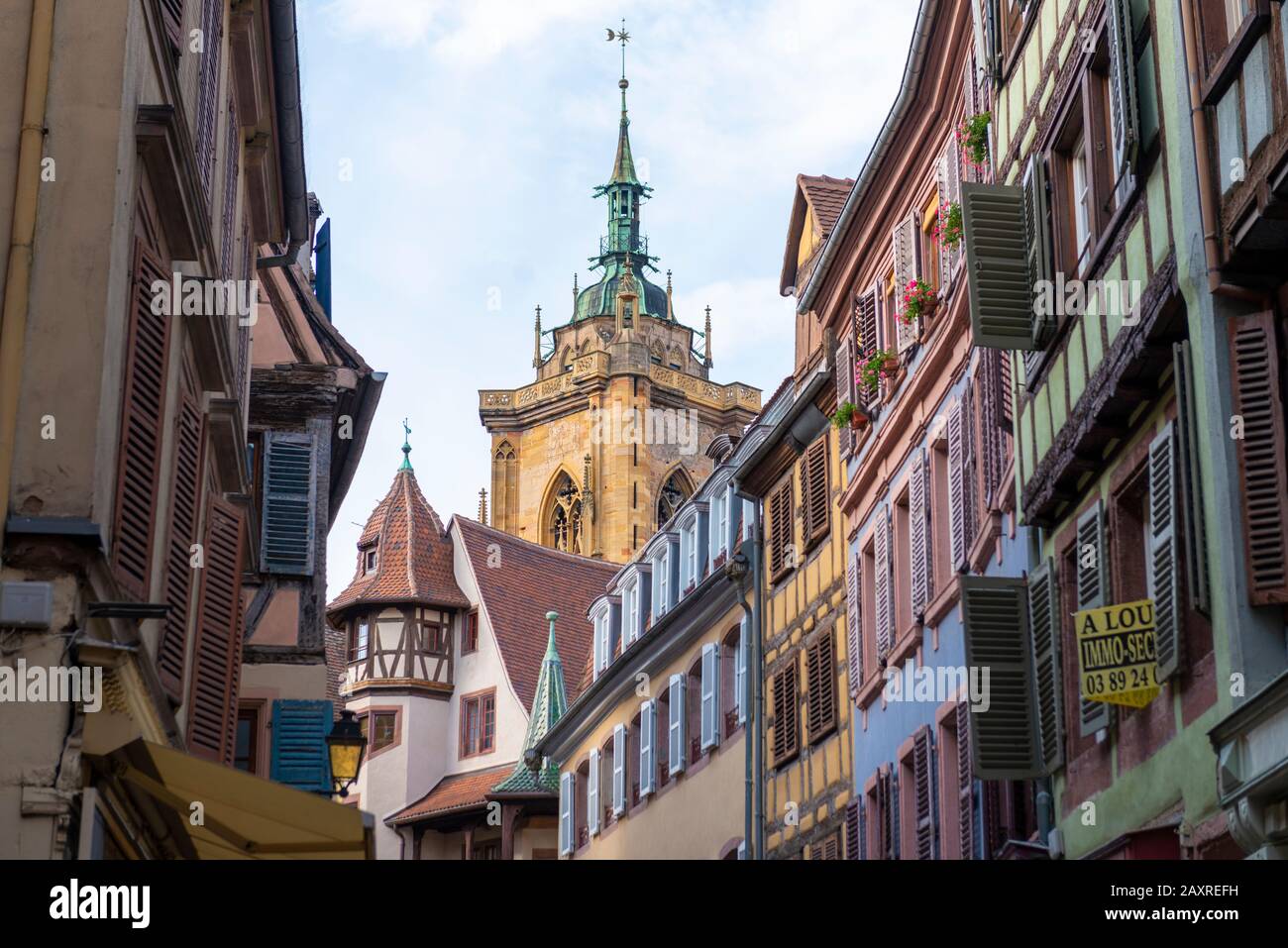 Row medieval house facades old hi-res stock photography and images - Alamy