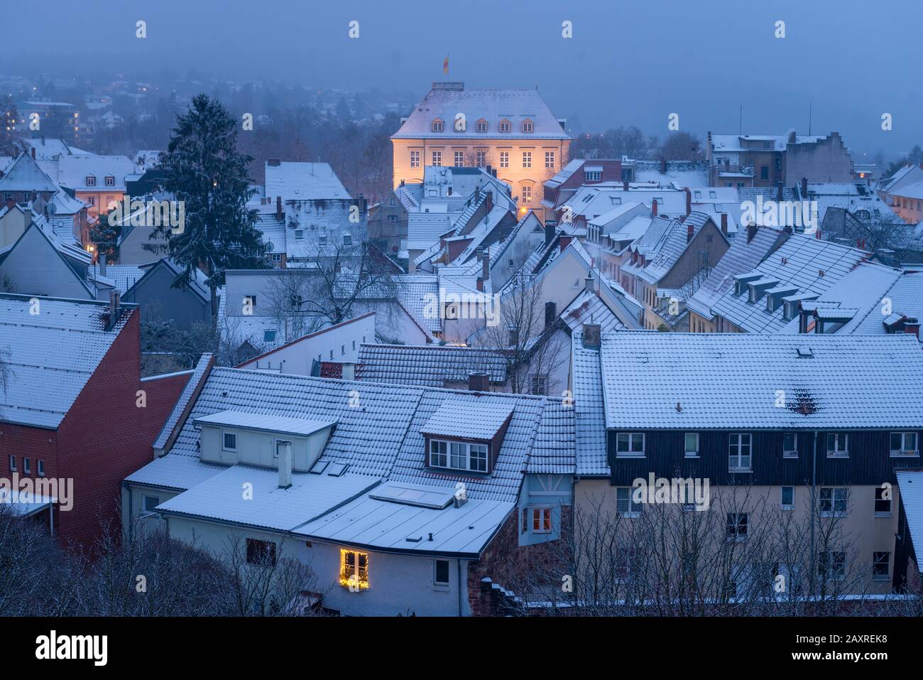 View of durlach old town silhouette hi-res stock photography and images ...