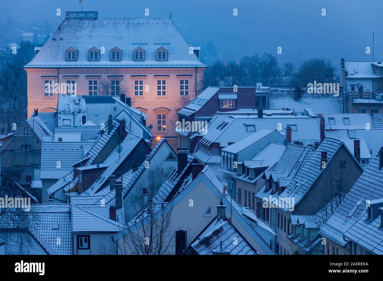 View of durlach old town silhouette hi-res stock photography and images ...
