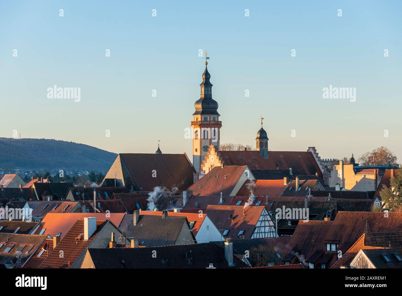 View of durlach old town silhouette hi-res stock photography and images ...
