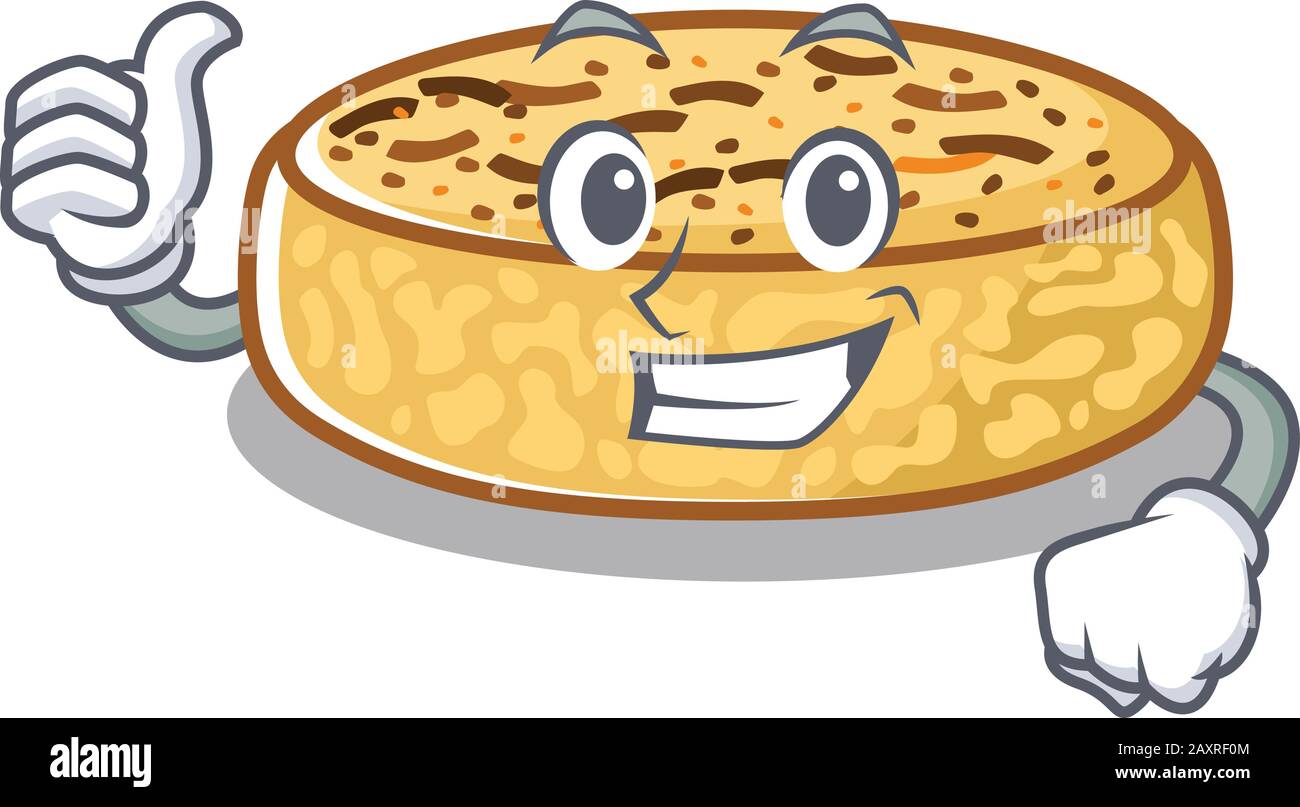 Funny crumpets making the Thumbs up gesture Stock Vector Image & Art ...