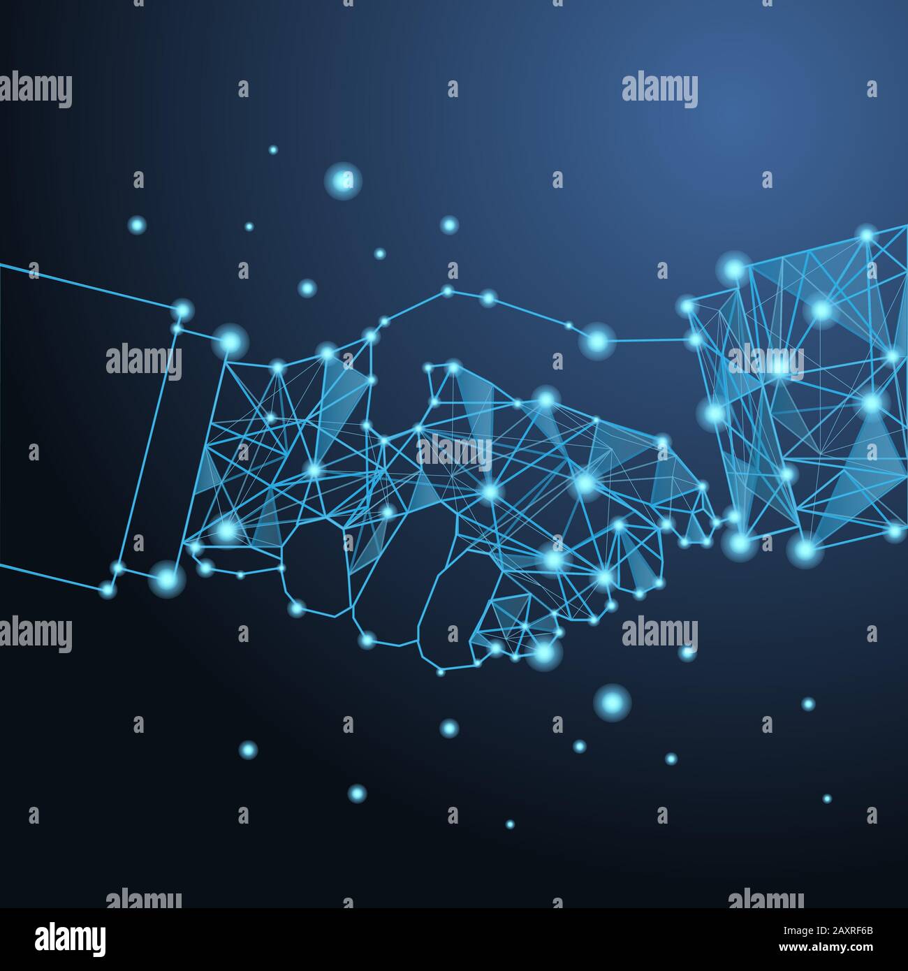 Handshake partnership Stock Vector Images - Alamy