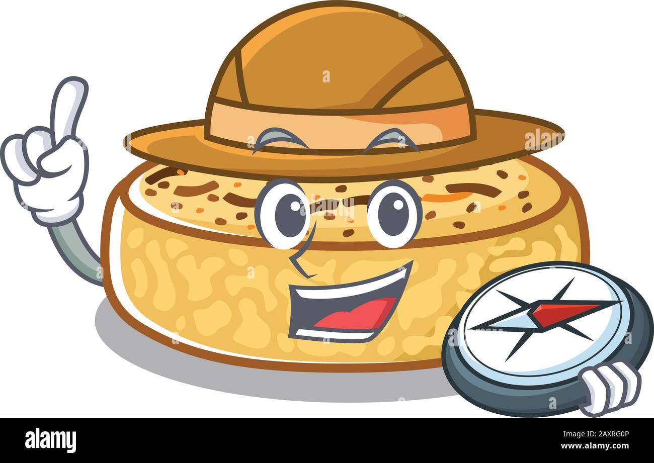 Crumpets experienced in Explorer using a compass Stock Vector Image ...