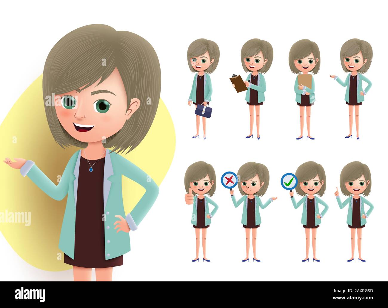 Professional woman Stock Vector Images - Alamy