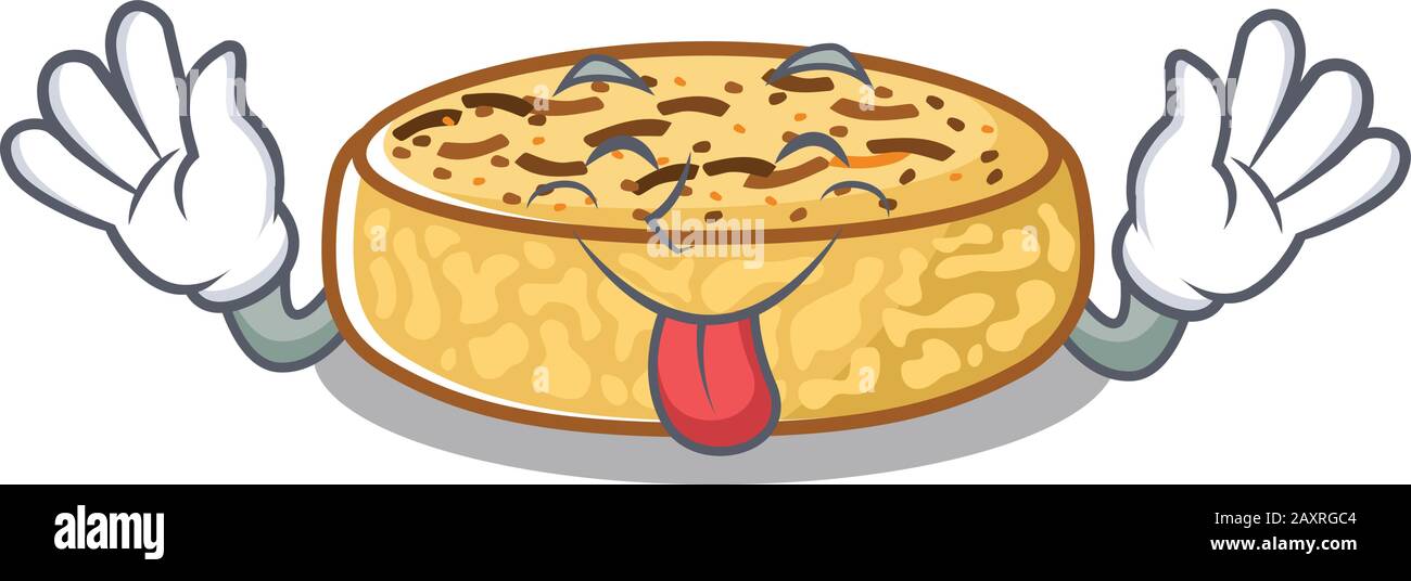 Funny crumpets mascot design with Tongue out Stock Vector Image & Art ...