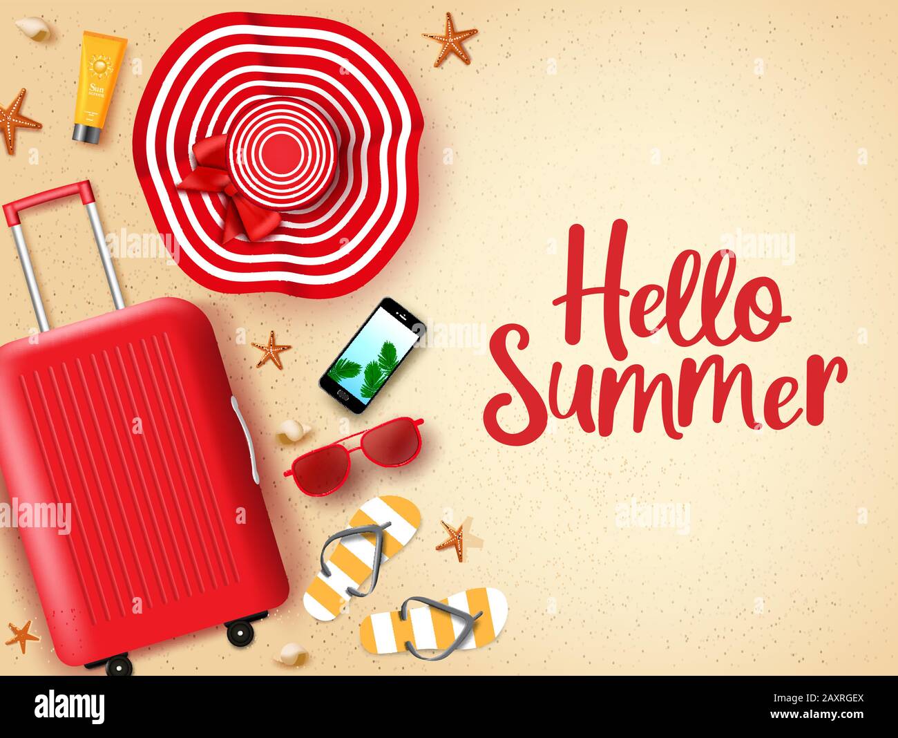Hello summer hi-res stock photography and images - Alamy