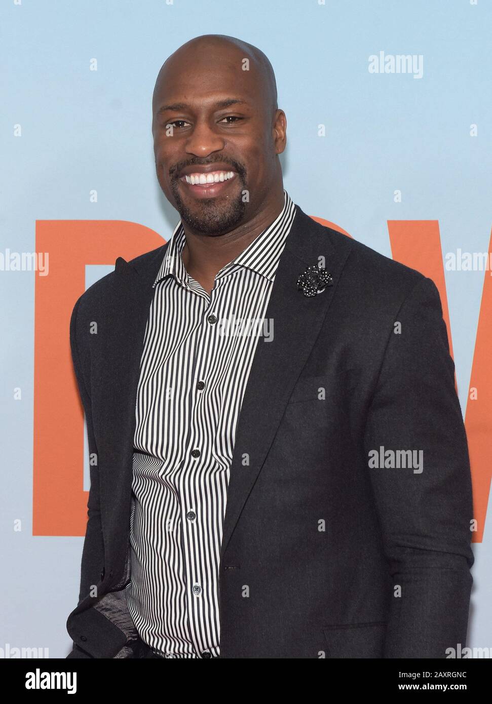 New York, USA. 12th Feb, 2020. Vernon Davis attends the premiere of ...