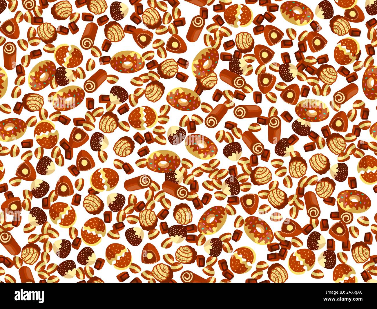 Animated Chocolate Candy Bars