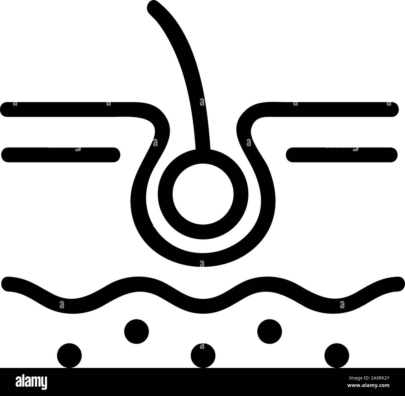 Skin care icon vector. Isolated contour symbol illustration Stock ...