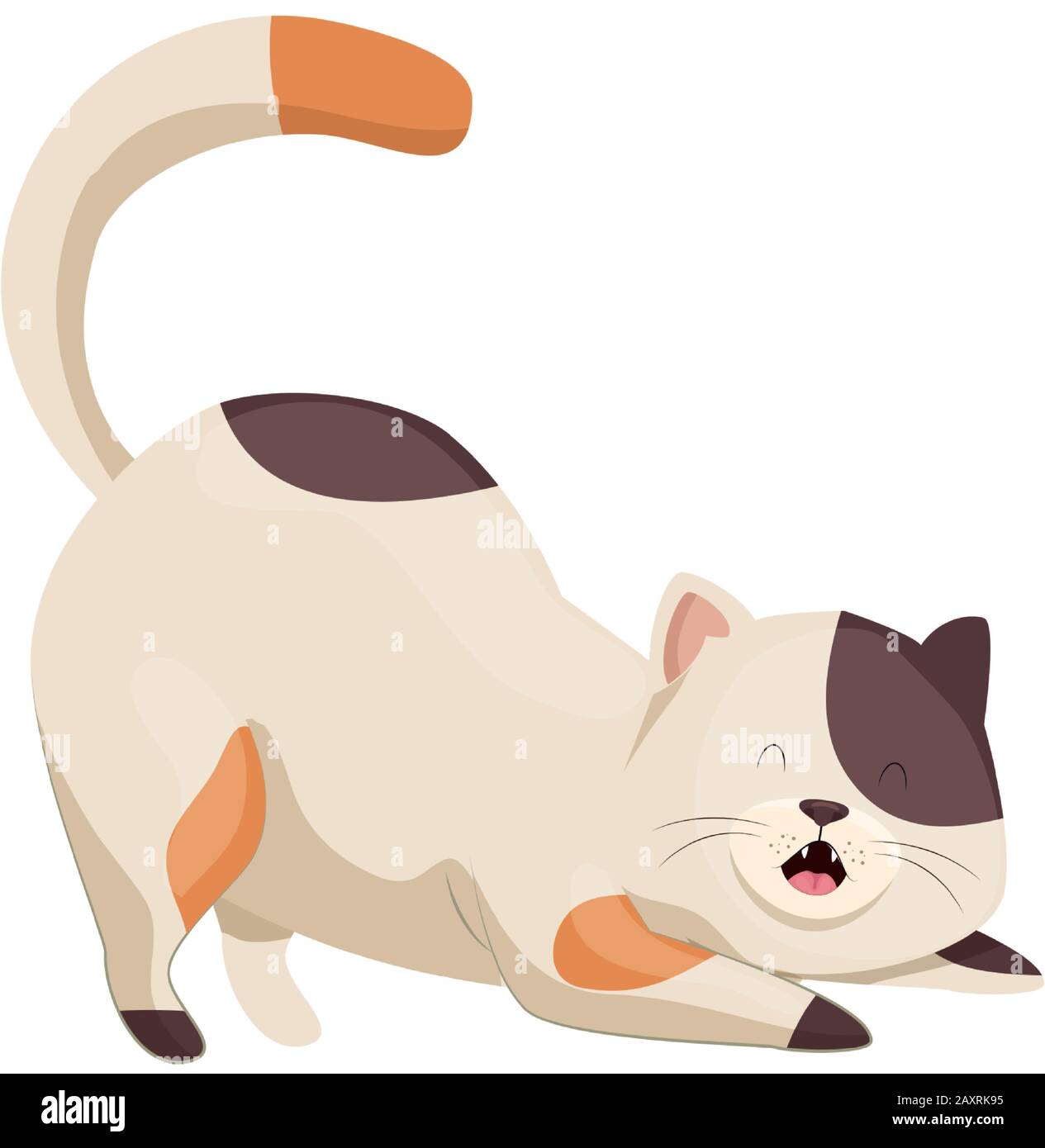cute little cat animal icon Stock Vector Image & Art - Alamy