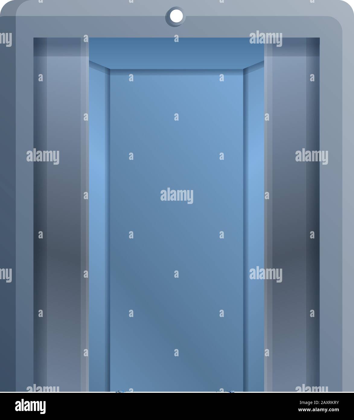 Metal elevator icon. Cartoon of metal elevator vector icon for web ...