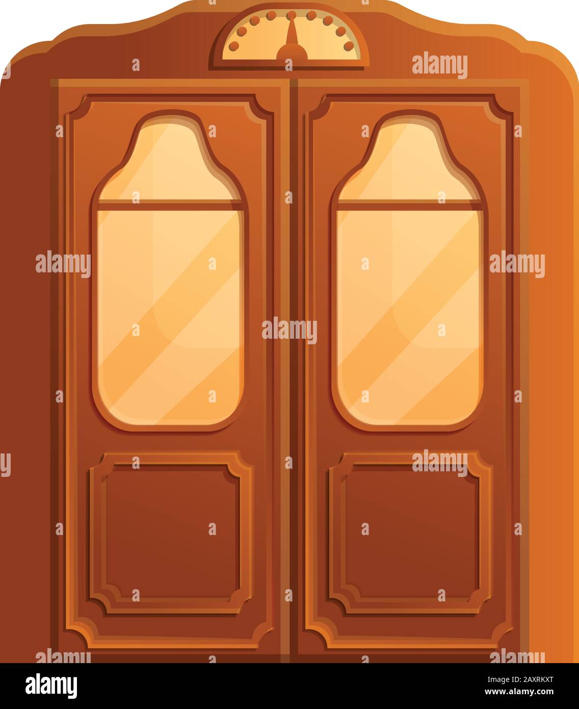 Retro elevator icon. Cartoon of retro elevator vector icon for web ...