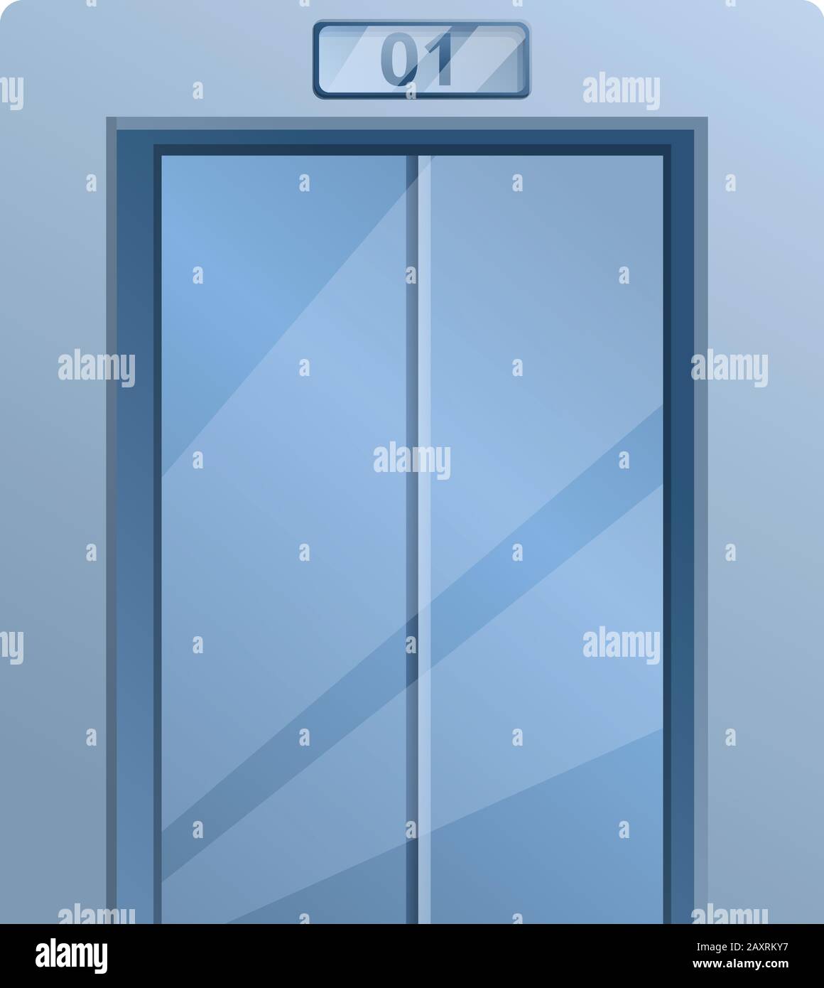 Modern elevator icon. Cartoon of modern elevator vector icon for web ...