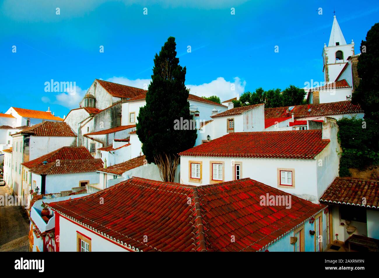 Obidos house hi-res stock photography and images - Alamy