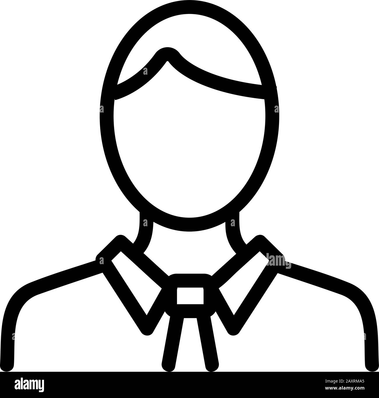 Student icon vector. Isolated contour symbol illustration Stock Vector ...