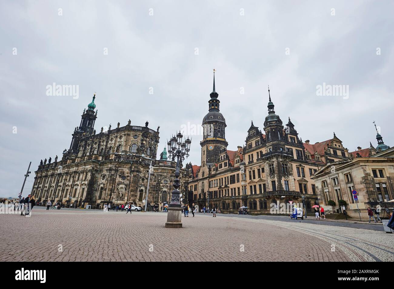 Dresden residence castle or Dresdner castle, Dresden, Saxony, Germany ...