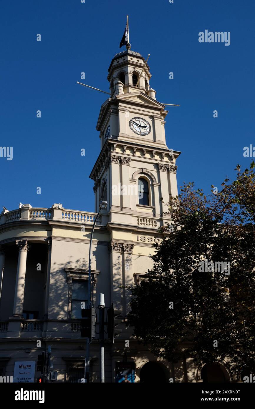 Paddington Town Hall clock tower was completed in 1905, is 32 metres ...