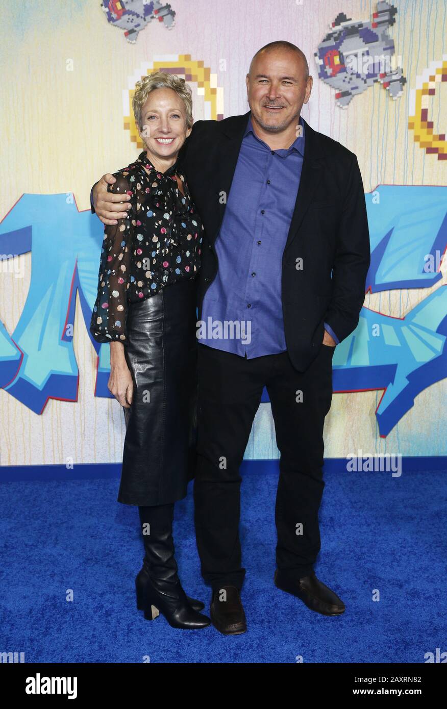 Westwood, California, USA. 12th Feb, 2020. Jennifer Miller, Tim Miller ...