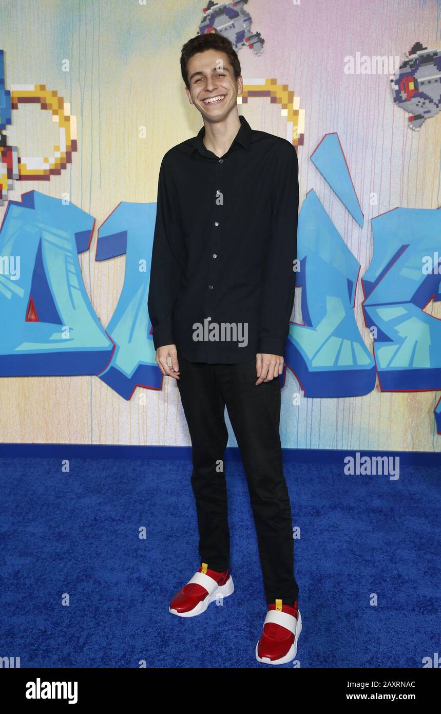 12 February 2020 - Westwood, California - Gabe Erwin. Sonic The ...