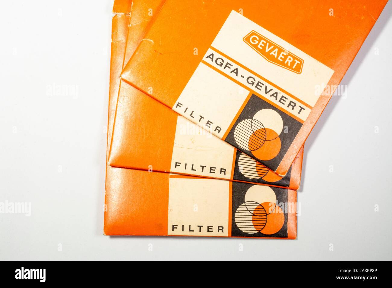 Old Agfa-Gevaert color filters in original cardboard sleeves Stock Photo - Alamy