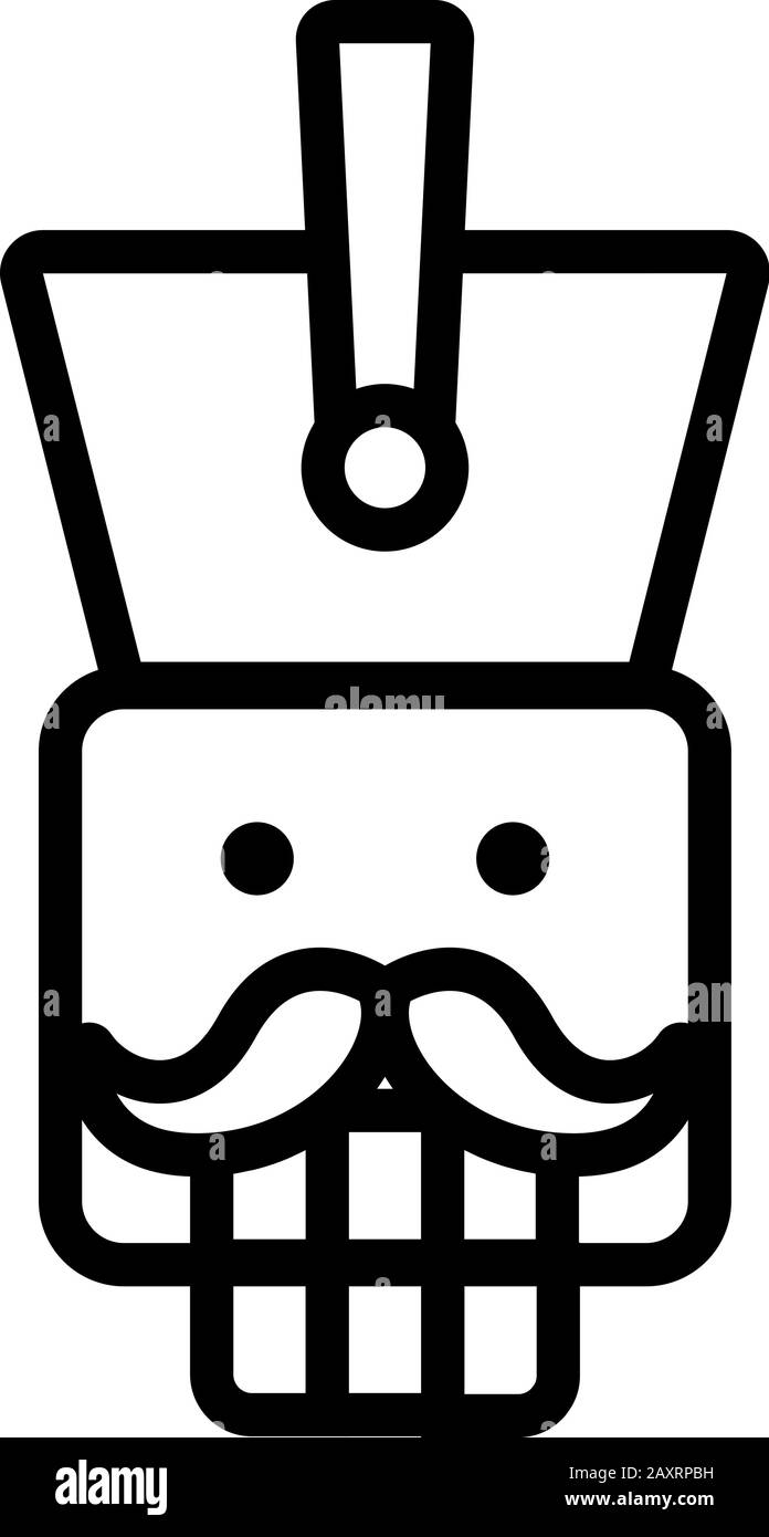 nutcracker Icon vector. Isolated contour symbol illustration Stock ...