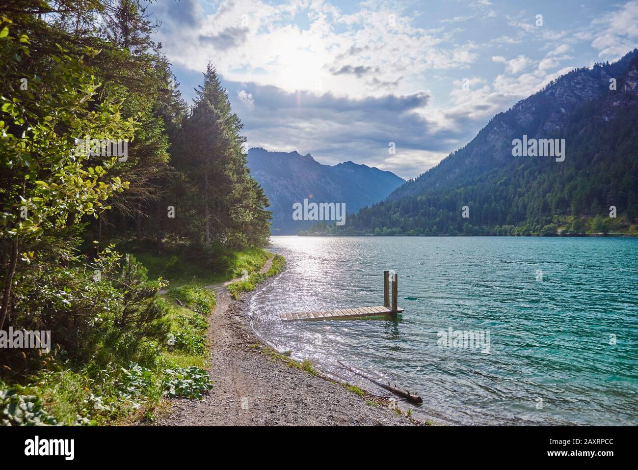 Landscape, Plansee, summer, Tirol, Austria Stock Photo - Alamy