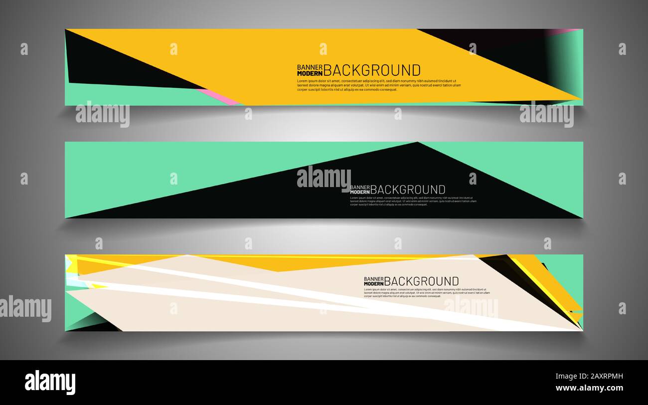 Vector material design banner background. Abstract creative concept ...