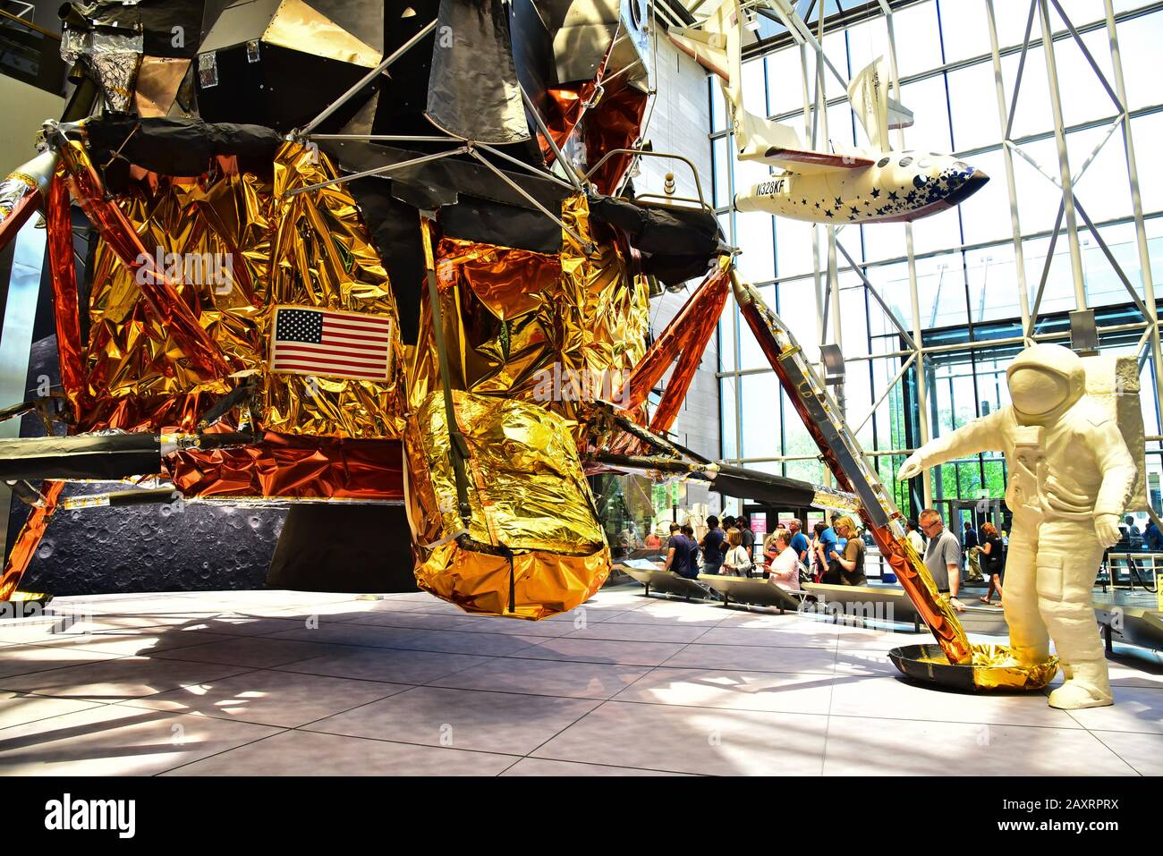 lunar module at air and space museum,washington d c,usa Stock Photo - Alamy