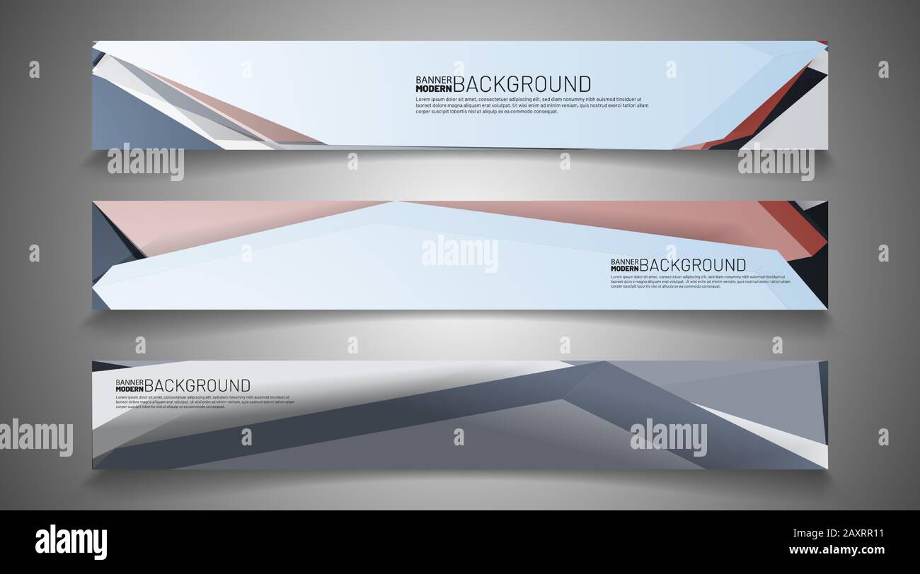 Vector material design banner background. Abstract creative concept ...