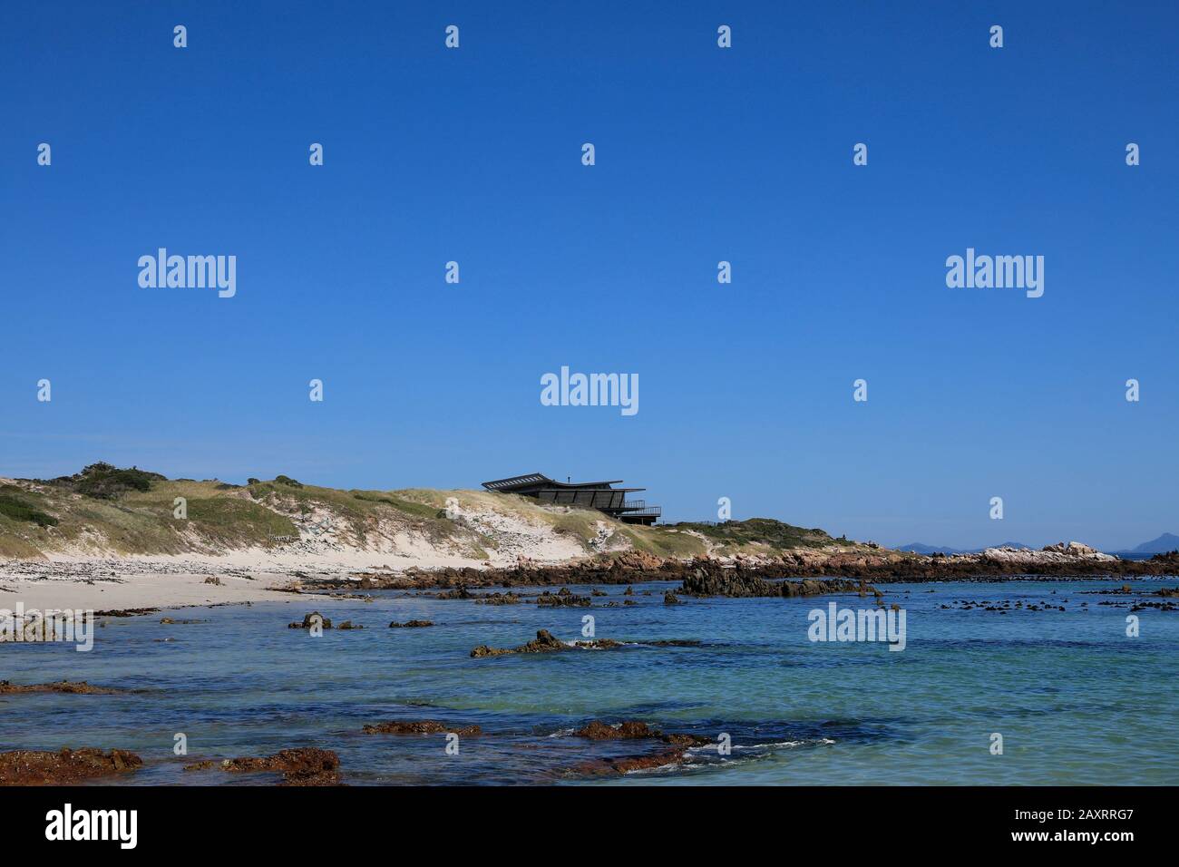 Coastal village of Rooi Els (Rooiels), Western Cape Province, South ...