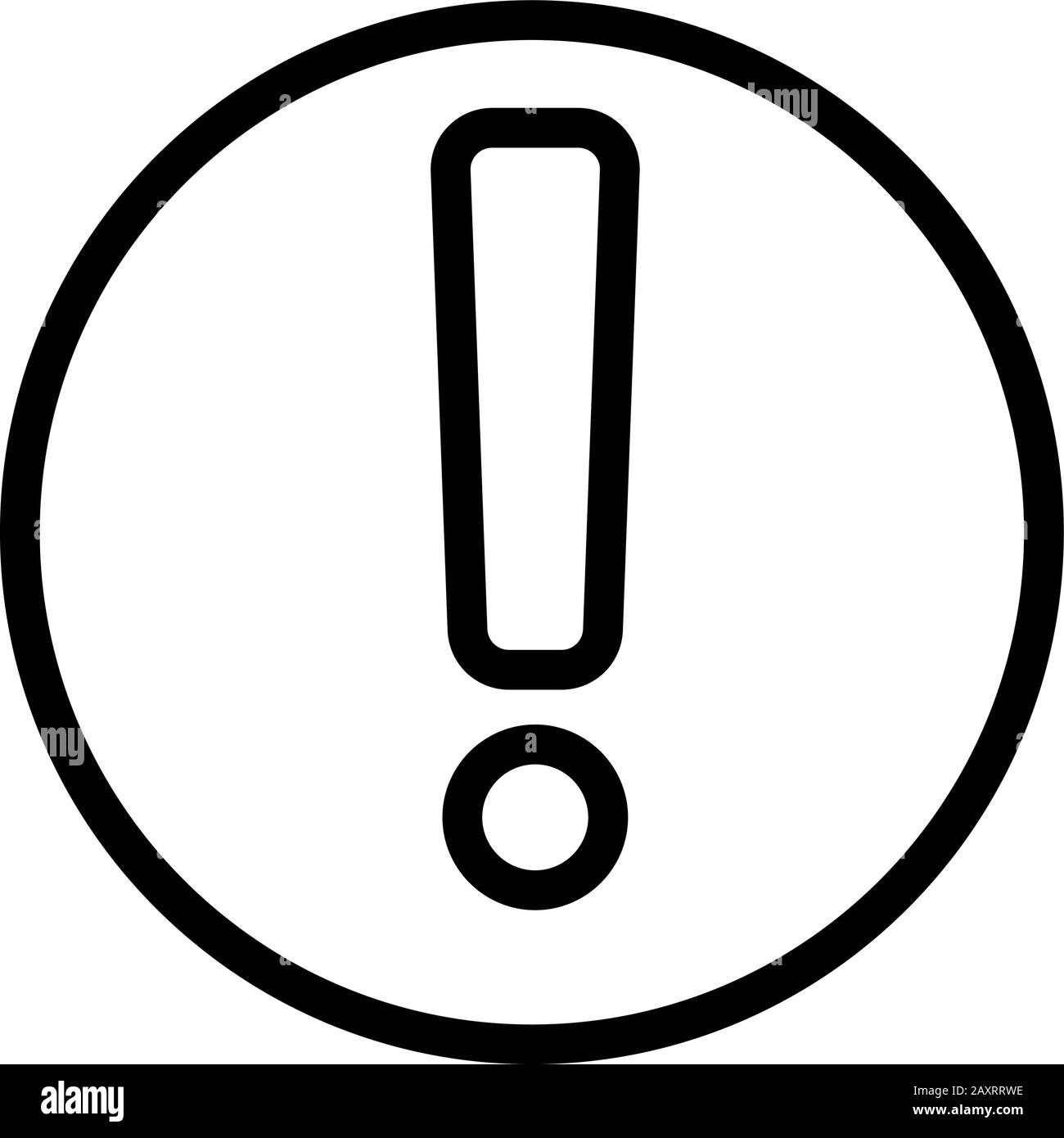 Notice event icon vector. Isolated contour symbol illustration Stock ...