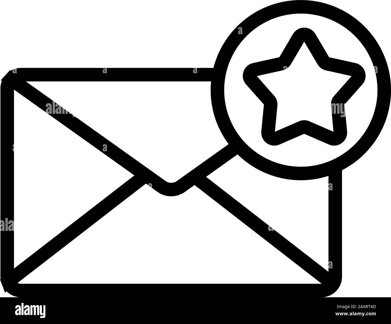 Notice event icon vector. Isolated contour symbol illustration Stock ...